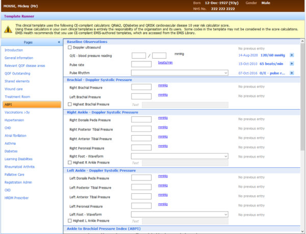 EMIS Web Templates | Systm One Clinical Templates - Primary Care IT