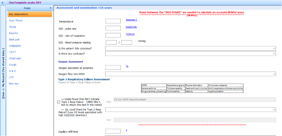 EMIS Web Templates | Systm One Clinical Templates - Primary Care IT