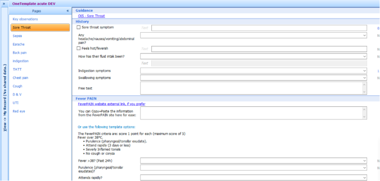 EMIS Web Templates | Systm One Clinical Templates - Primary Care IT