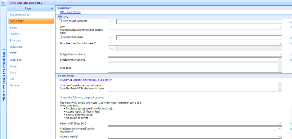 EMIS Web Templates | Systm One Clinical Templates - Primary Care IT