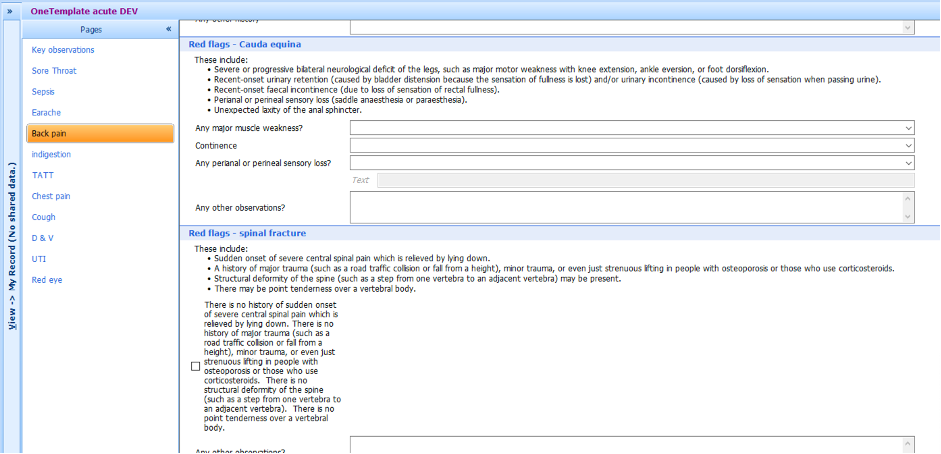 EMIS Web Templates | Systm One Clinical Templates - Primary Care IT