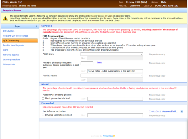 EMIS Web Templates | Systm One Clinical Templates - Primary Care IT