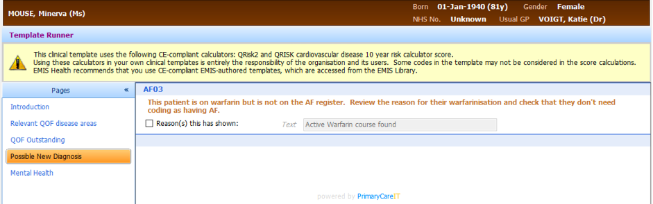 EMIS Web Templates | Systm One Clinical Templates - Primary Care IT