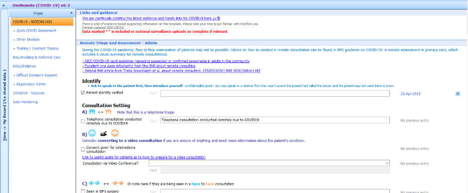 EMIS Web Templates | Systm One Clinical Templates - Primary Care IT