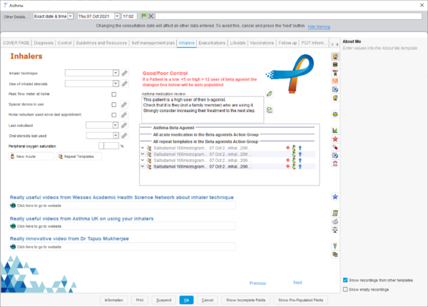 TPP SystmOne Templates - Primary Care IT