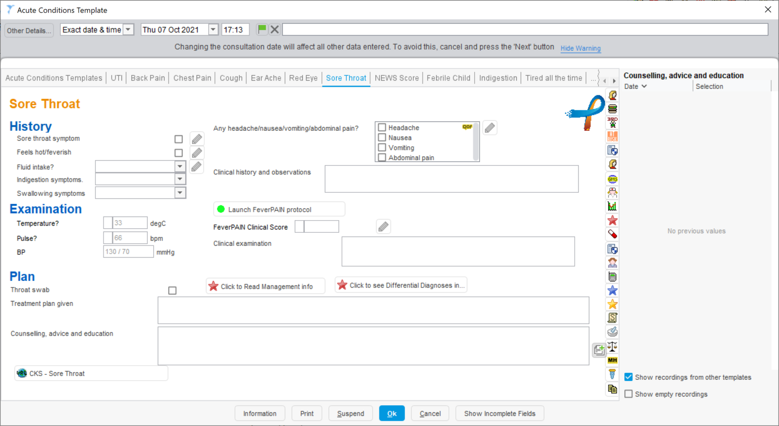 TPP SystmOne Templates - Primary Care IT